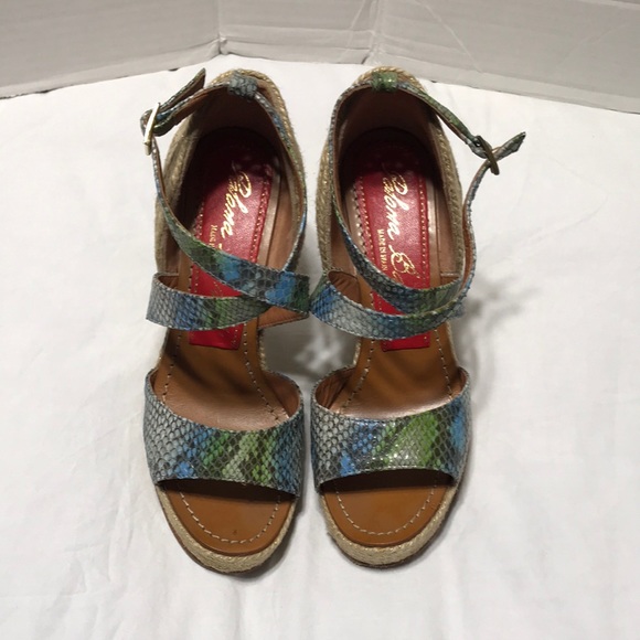 Paloma Barcelo | Shoes | Paloma Barcelo Snake Embossed Espadrilles ...